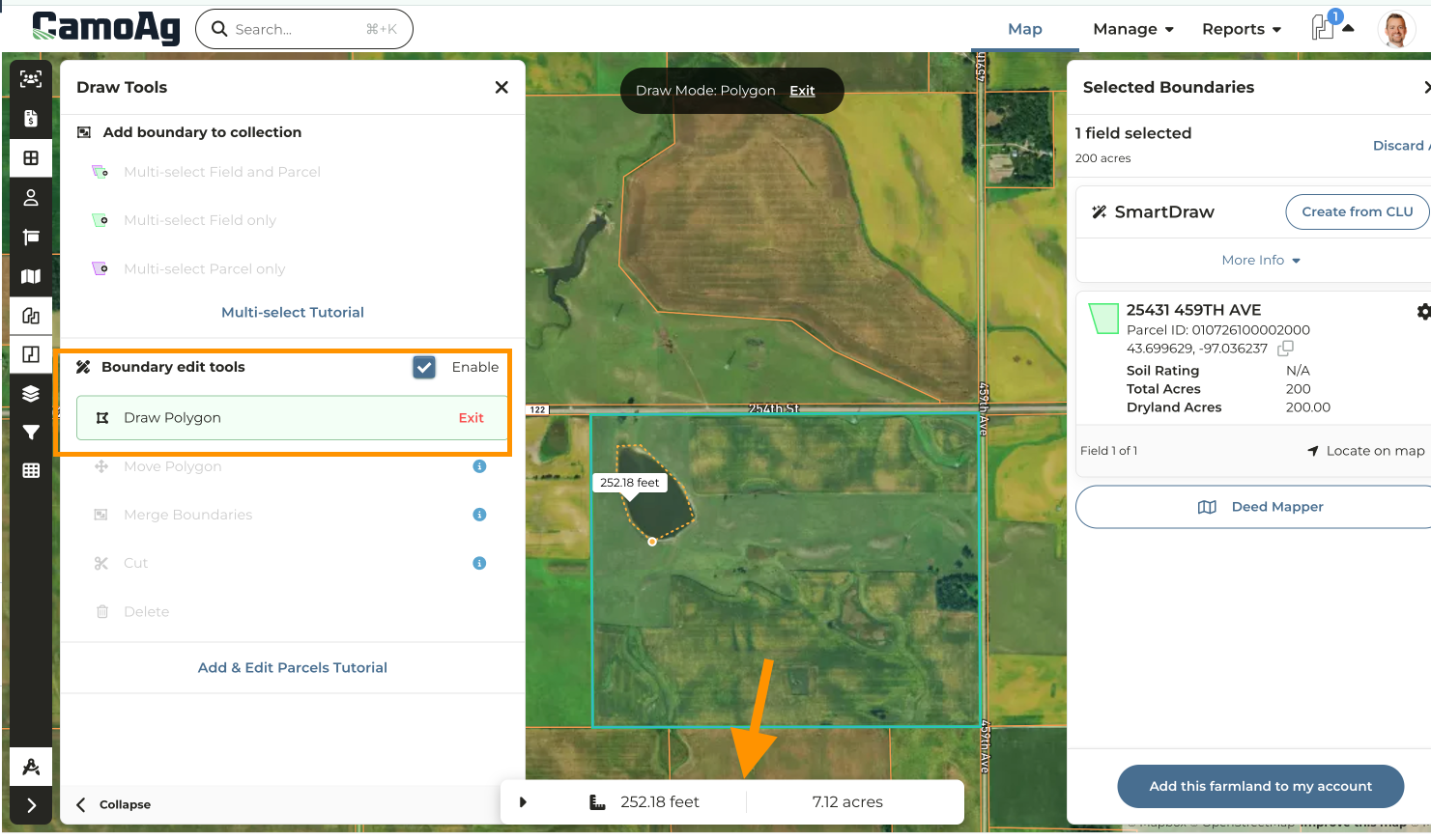 Using the Draw Polygon Tool – CamoAg Help Center